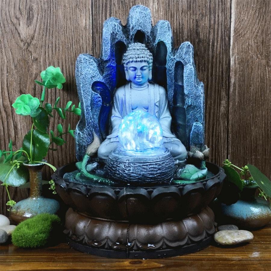Buddha Statue Fountain Waterfall – One Tree Hydroponics