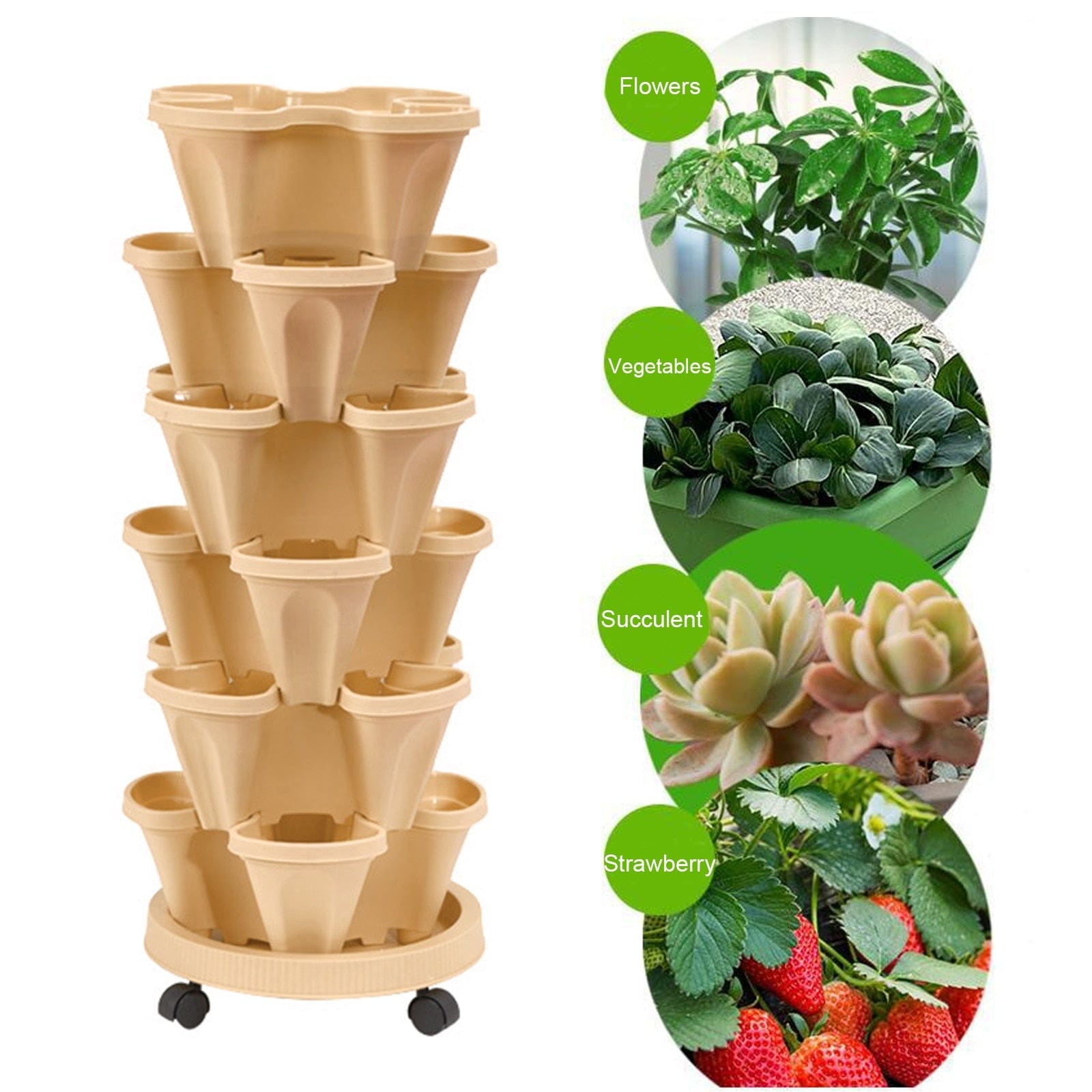 Stackable Pots – One Tree Hydroponics